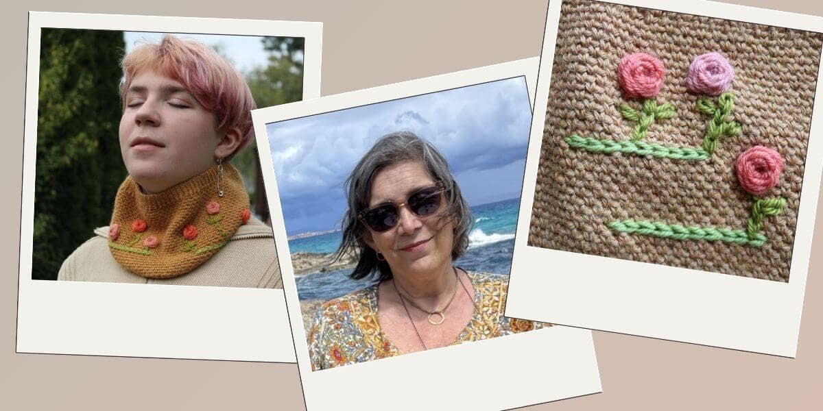 Camelia Cowl A Crochet Pattern With Embroidery Crochet Foundry